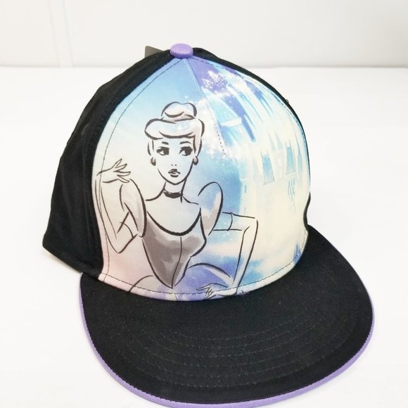 Disney | Accessories | Disney Cinderella Snapback Hat Baseball Cap ...